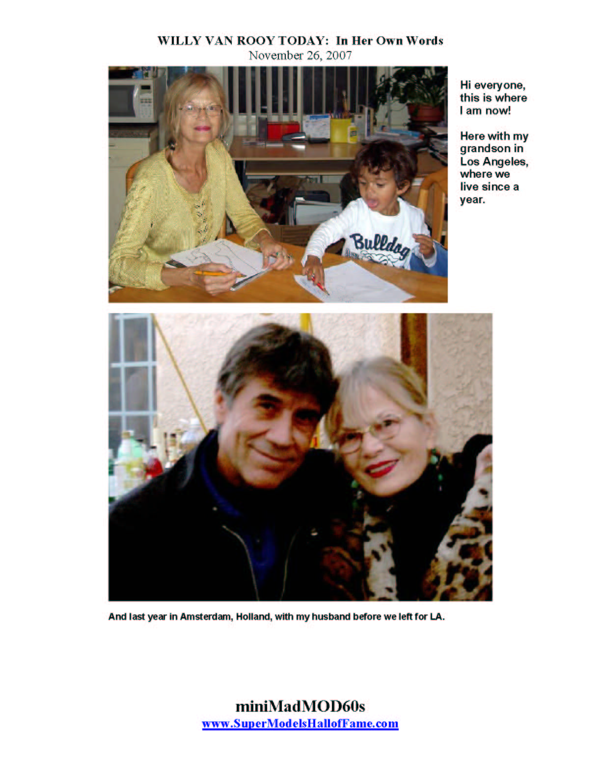 Willy van Rooy - Updates Sixties Super Models