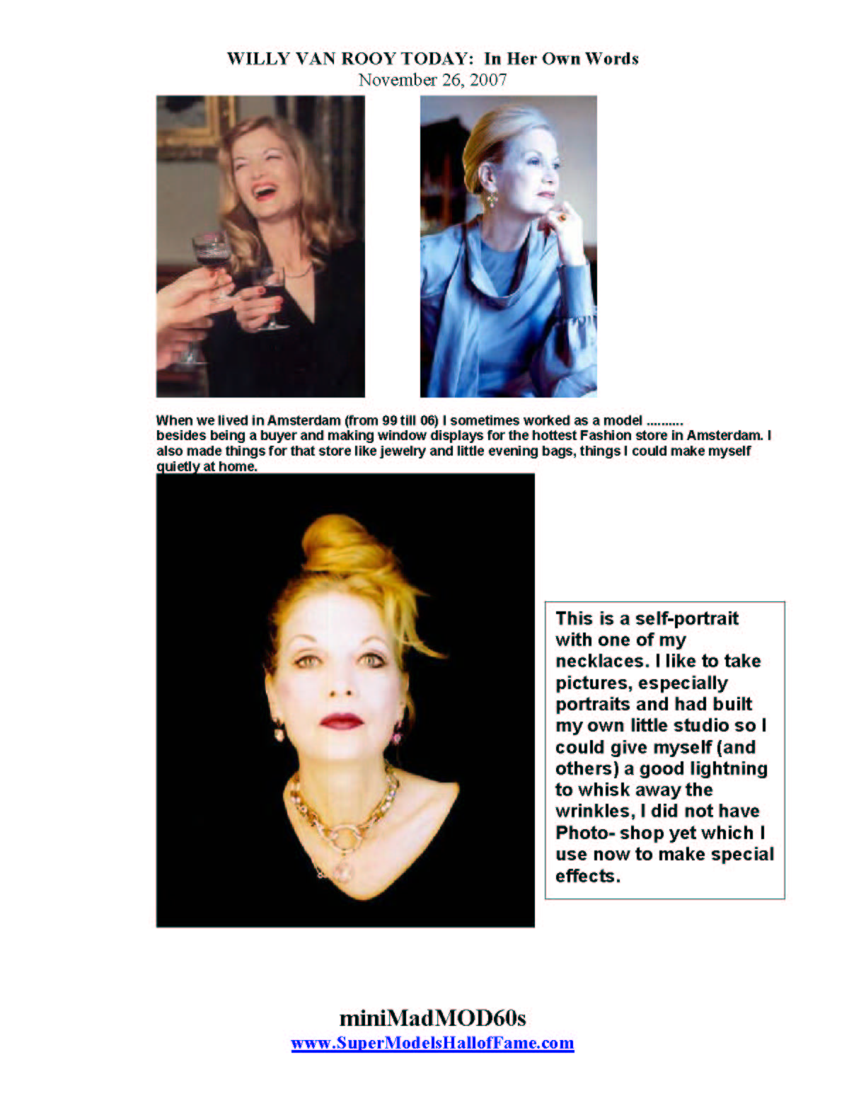 Willy van Rooy - Updates Sixties Super Models